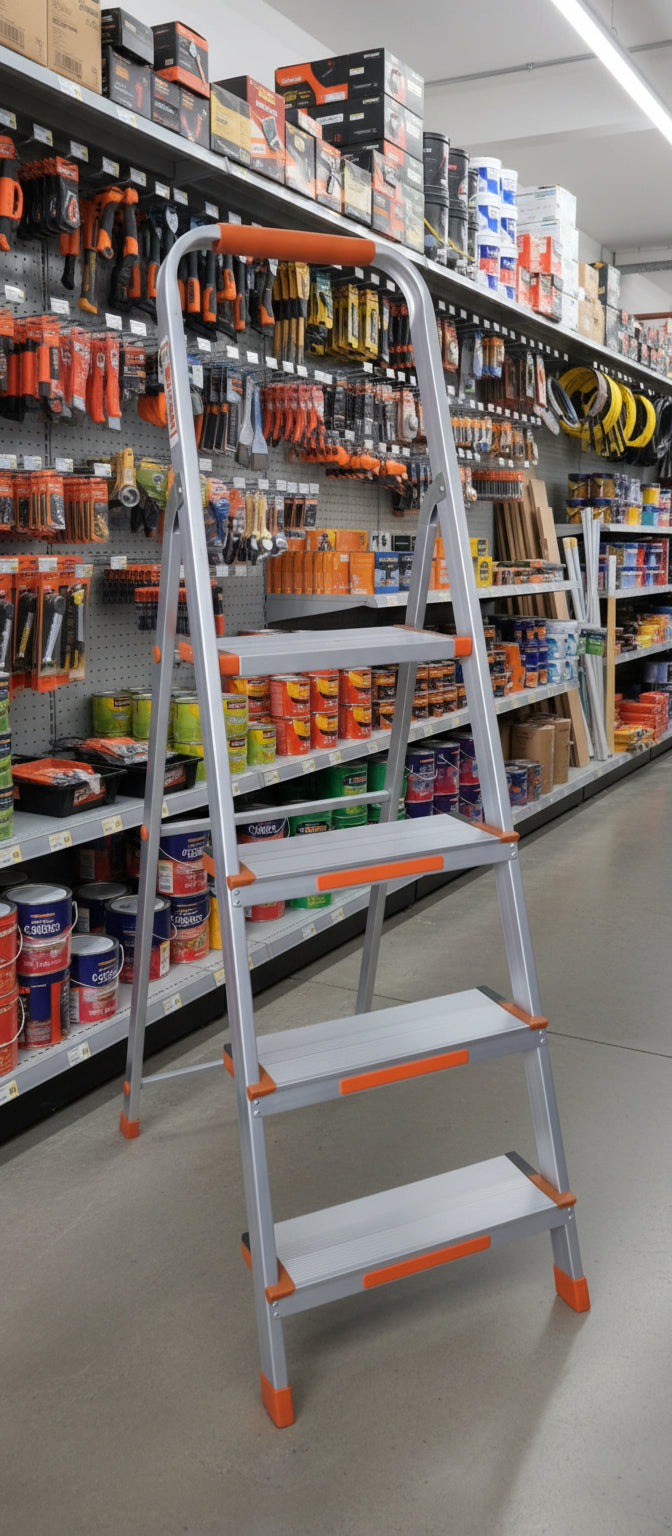 ALUMINIUM BABY BIG STEP LADDER (EXTREME ) 4" Ft TO 8" Ft – LITTLE GIANT ...